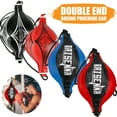 Double End Speed Ball Boxing MMA Punching Bag Floor to Ceiling Rope ...