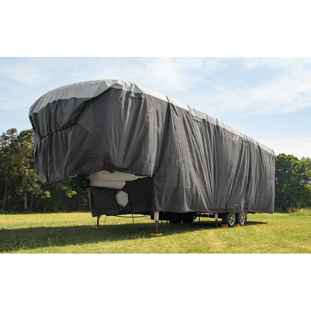 Camco ULTRAGuard RV Cover | Fits Fifth Wheel Trailers 30 to 32-feet ...