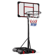 Dextrus 32" Portable Basketball Hoop, 4.4-8.5ft Adjustable Height ...