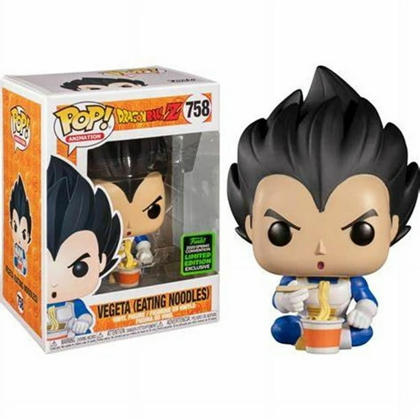 FUNKO POP NEW Arrival Dragon Ballz Theme Vegeta eating noodles #758 ...
