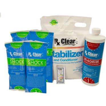 PoolRX 30K Gallon Swimming Pool Cleaning Algae Remover Chlorine Mineral ...