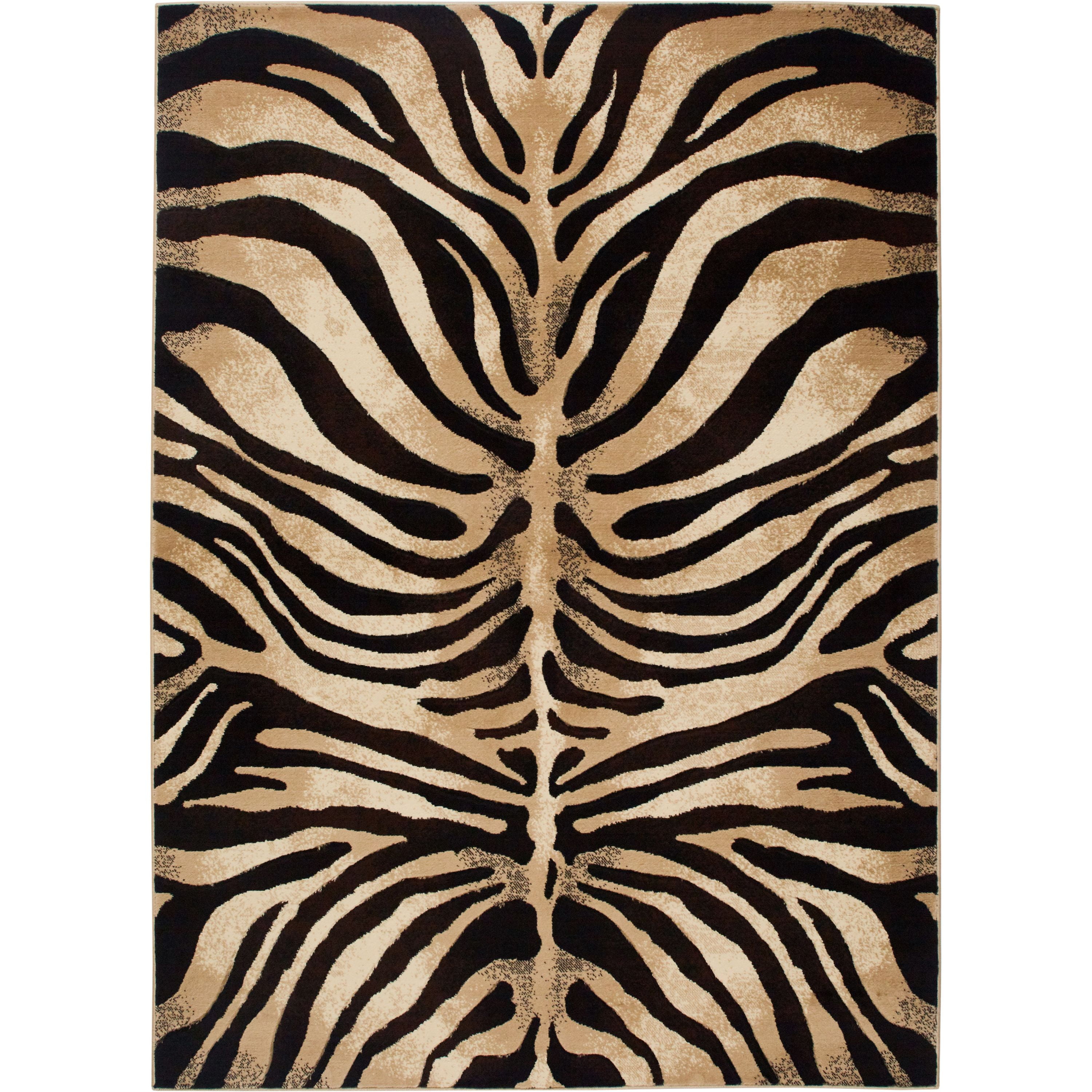 Home Dynamix Tribeca Fawn Contemporary Animal Print Area Rug, Dark ...