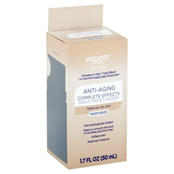 Equate Beauty Anti-Aging Complete Effects Daily Moisturizer, 1.7 fl oz ...