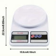 BIQIANWO Portable Digital Postal Scale, High-Precision 10000g/1g ...