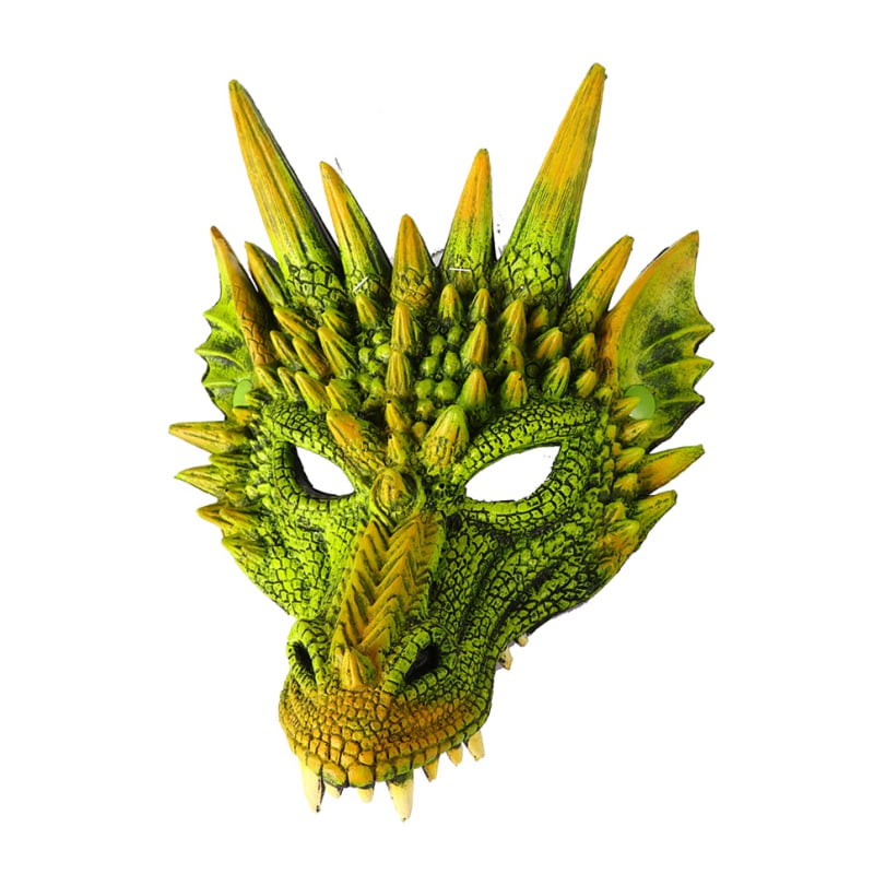 3D Dragon Mask Halloween Party Costume Cosplay for Adults Men, Scary ...