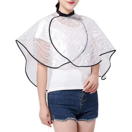 Short Barber Cape for Hair Salon Waterproof Comb out Cape Hair Coloring ...