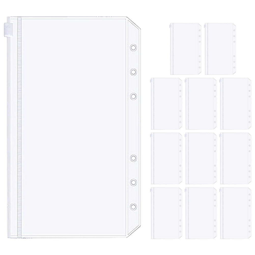 Click here for Ounona 12pcs Binder Pockets 6-Holes Binder Zipper... prices