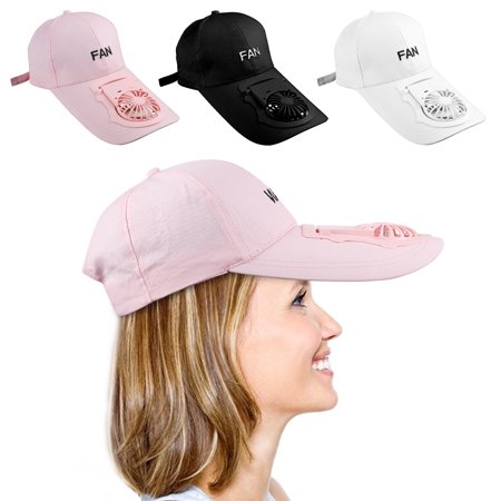 Vonky Hat Fan Sun Visor Sports Cooling Baseball Cap Fan Peaked Cap Fan ...