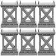 Grey Plastic Train Bridge Supports for Playing Improve Stability and ...