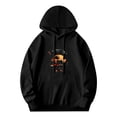 Colorful Cartoon Character Graphic Women's Long Sleeve Hoodie Pullover ...