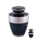 Sparta Cremation Urn - Solid Metal Funeral Urn - Walmart.com