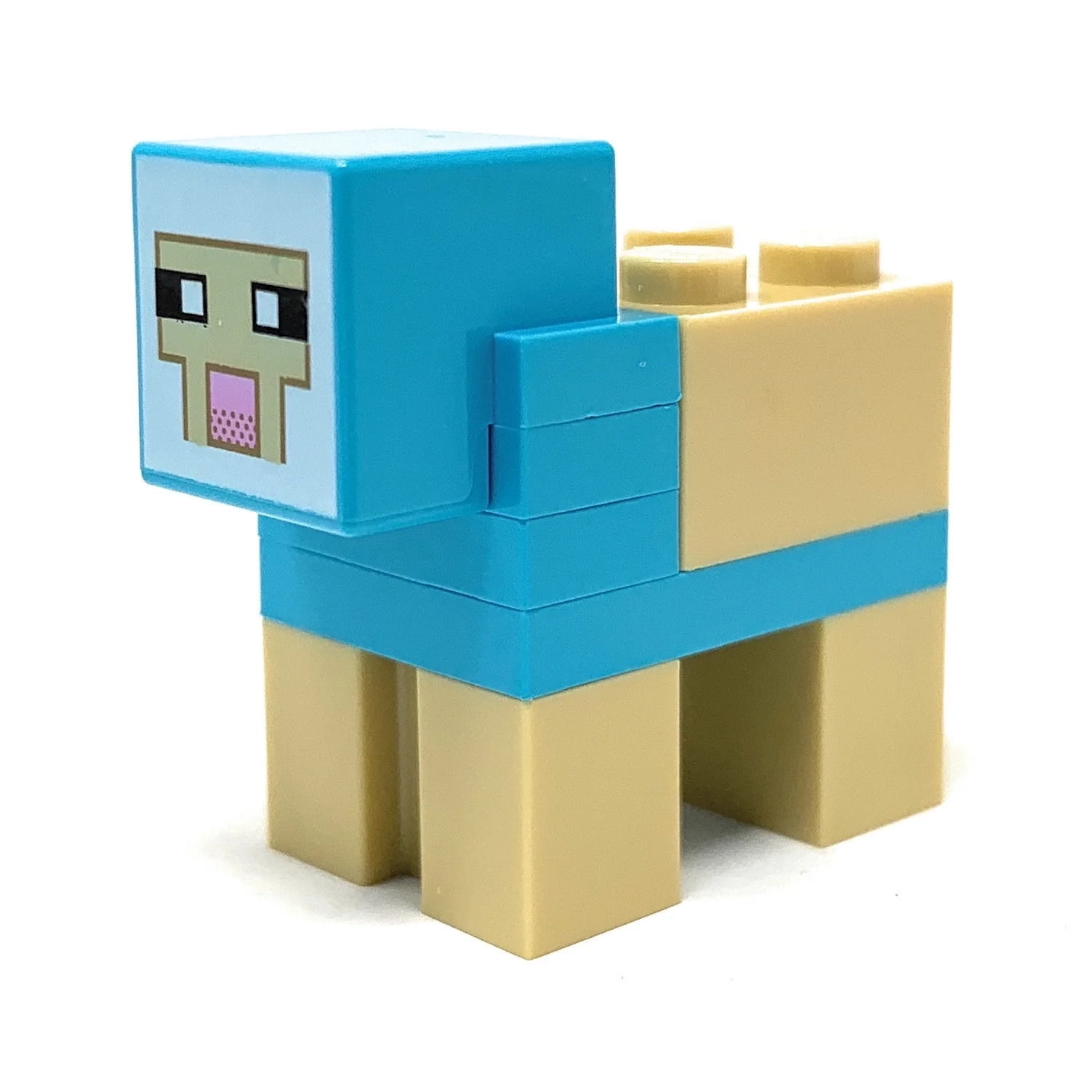 Sheep (Medium Azure) - LEGO Minecraft Minifigure (2017) - Walmart.com