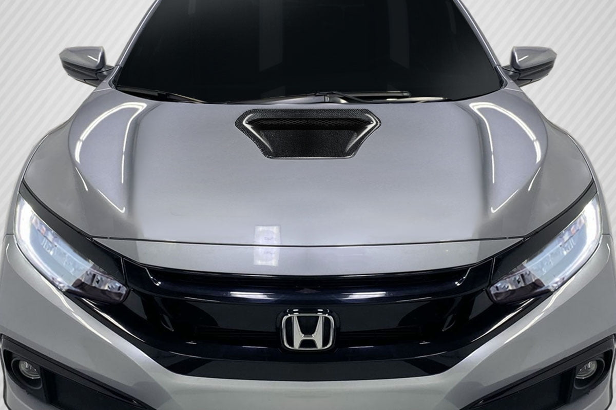 2017-2021 Honda Civic Type R Carbon Creations OEM Look Hood Scoop - 1 ...