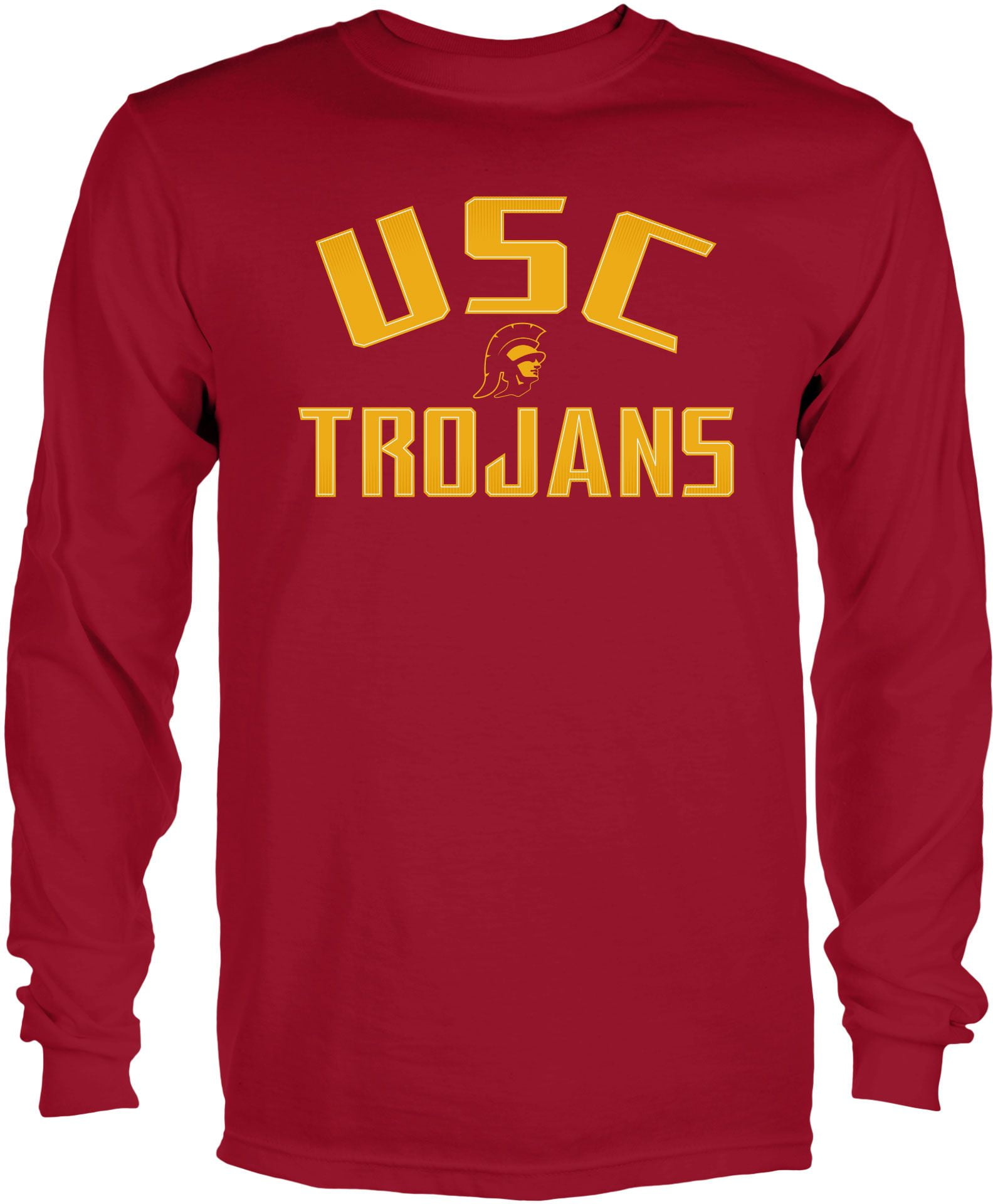 USC Authentic Apparel Men's USC Trojans Cardinal Rolfe Long Sleeve T ...