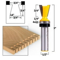 Reversible Drawer Front Joint Router Bit - 1/4" Shank - Yonico 15032q ...