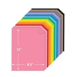 Astrodesigns Cardstock, Starter Pack 18-Color Assortment, 8.5" x 11 ...
