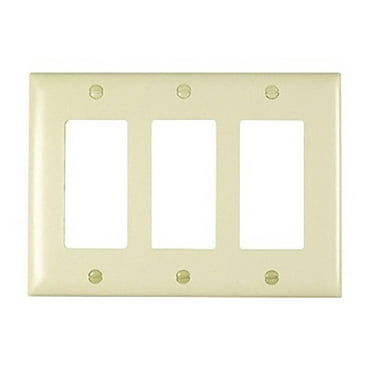 Pass & Seymour RV/Mobile Home White Double Snap-On Plate for Switches ...