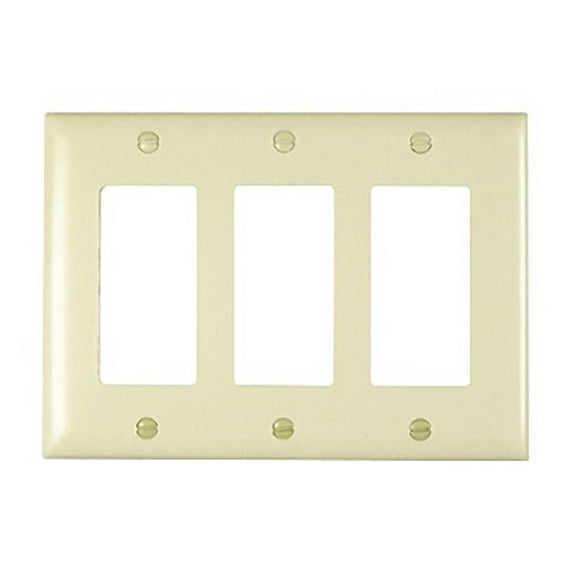 Pass & Seymour Ivory Decorator Double Rocker Wall Light Switch 15A 120V ...