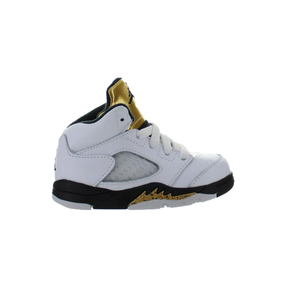 Air Jordan - Kids Air Jordan 5 V Retro (TD) "Olympic" Metallic Gold ...
