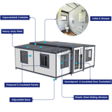 Chery Industrial Mobile Expandable Prefab House 13 x 20ft,Exquisitely ...