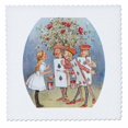 3dRose Painting the Roses Red Vintage Alice in Wonderland - Quilt ...