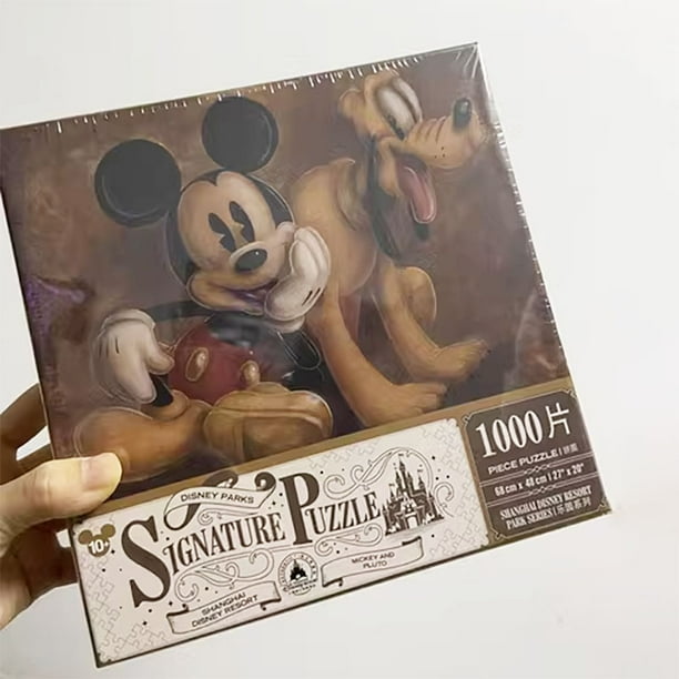 Rompecabezas de Mickey Mouse y Pluto, juguete educativo de 1000 piezas ...