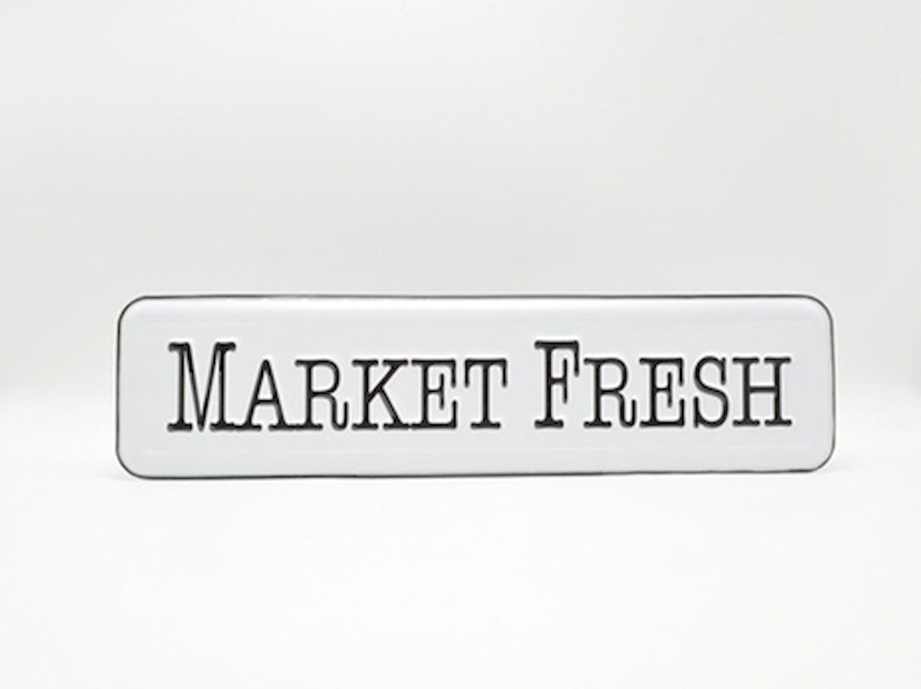 "Market Fresh" Metal Sign - Walmart.com