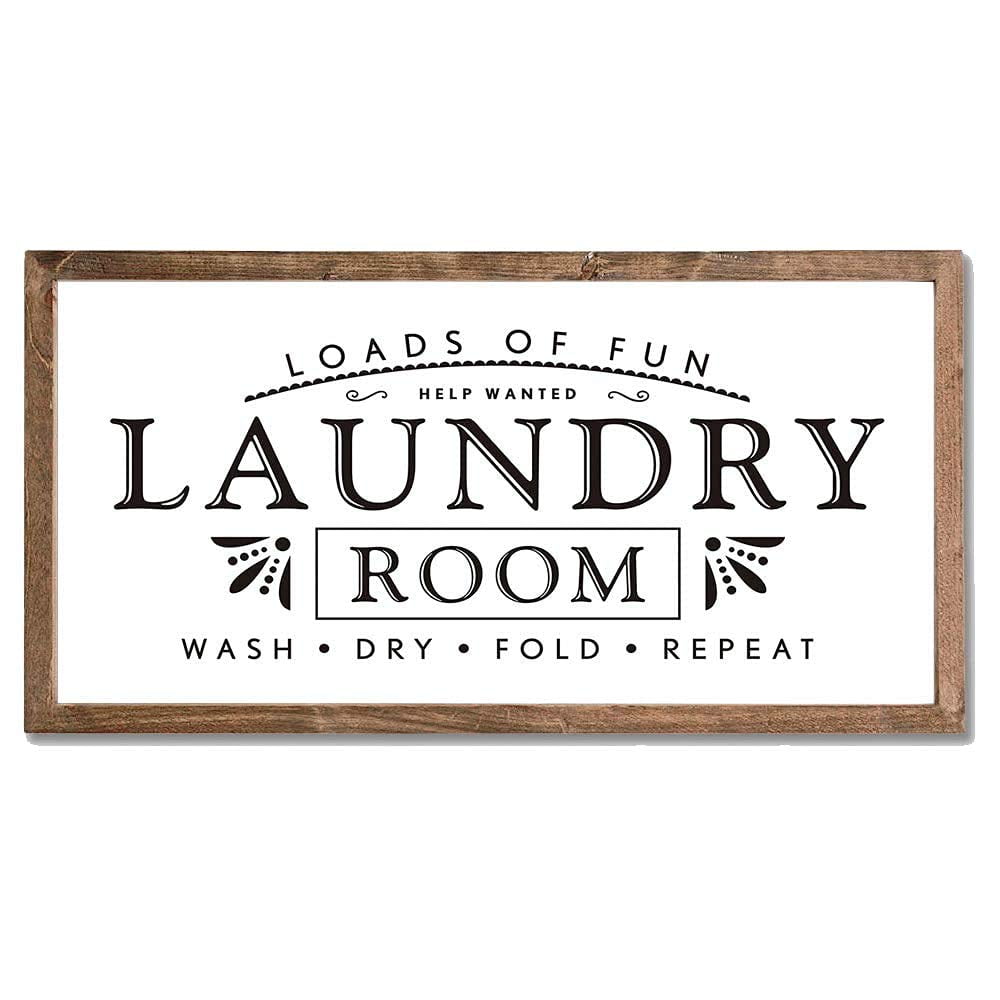 Click here for Macvad Laundry Signs For Home Decor Loads Of Fun L... prices