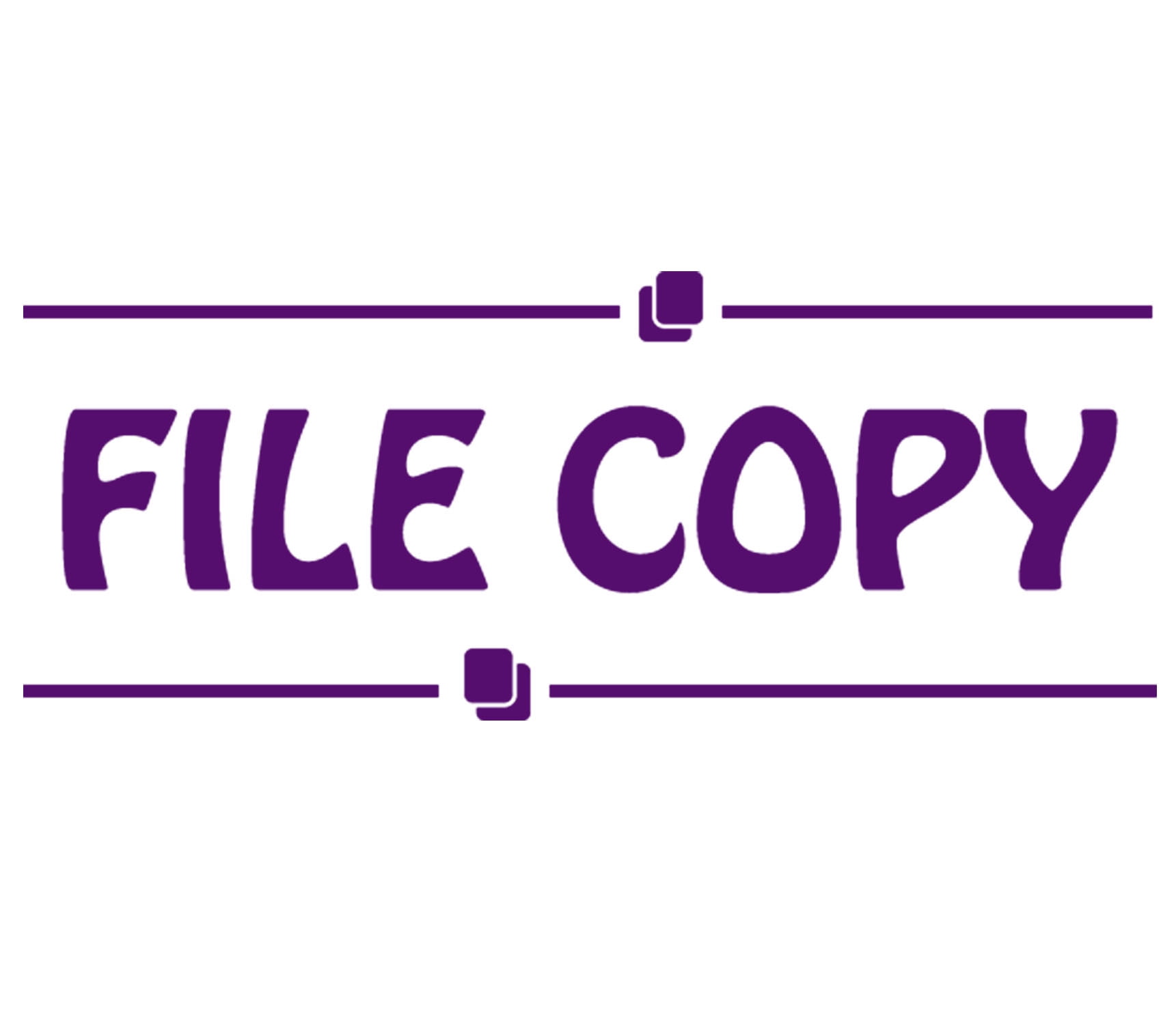 Printtoo File Copy Self Inking Rubber Stamp Pre-Inked Office Stamp ...