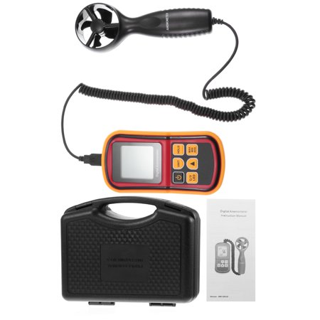Multifunctional Anemometer Digital LCD Backlight Display Wind Speed ...