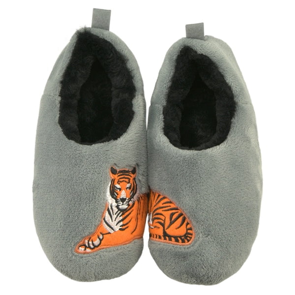 Oooh Geez Women's Cozy Fuzzy Slippers, Funny Animal House Shoes, Tiger ...