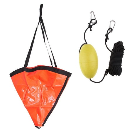 30ft Kayak Tow Rope Tow Line and 32" Sea Anchor Drogue ' Boat Yacht ...