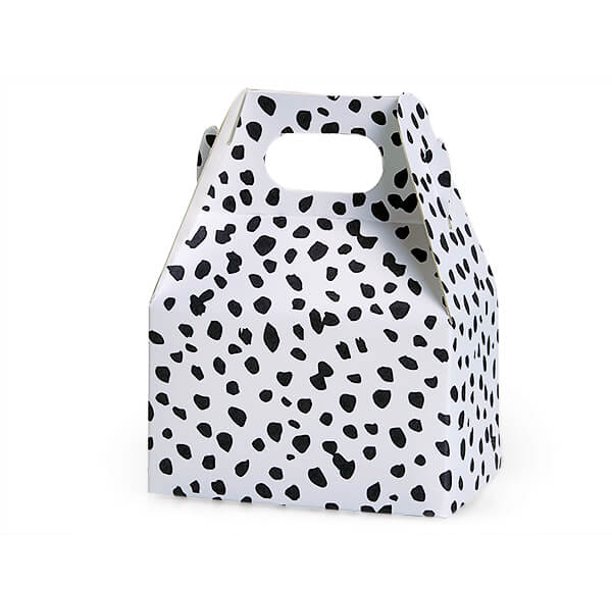 Pack of 6, Dalmatian Dots Mini Gable Box, 4x2.5x2.5" for Small Gift ...