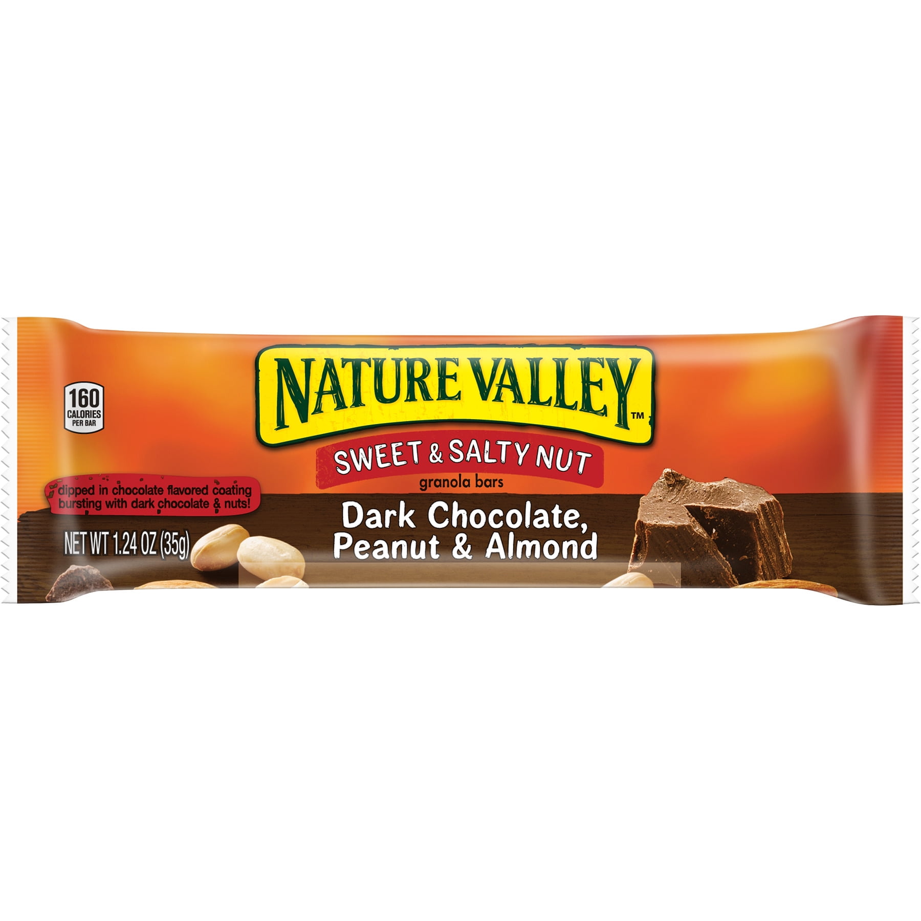 Nature Valley Dark Chocolate, Peanut & Almond Sweet & Salty Nut Granola ...