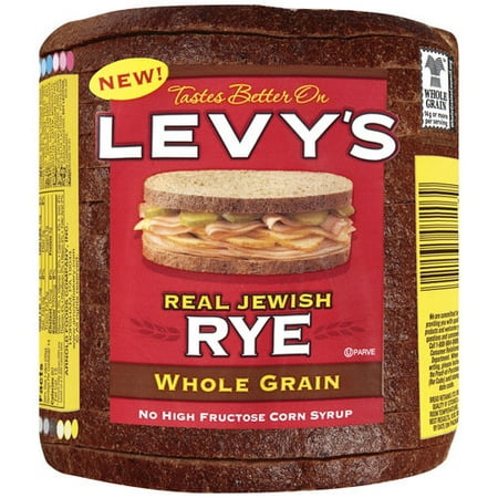 Levy's Real Jewish Whole Grain Rye Bread, 16 oz - Walmart.com