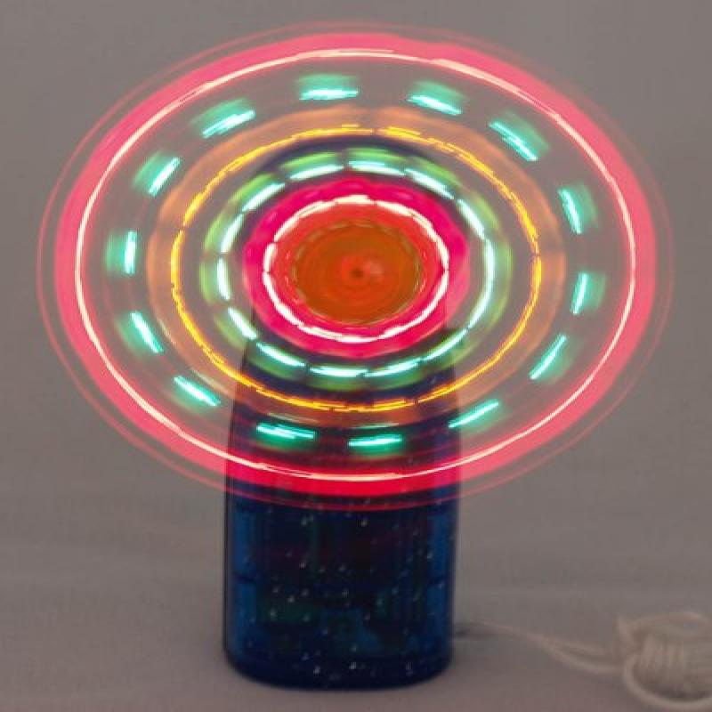 LED Mini Light-Up Handheld Personal Fan w/ Changing Patterns - Walmart.com