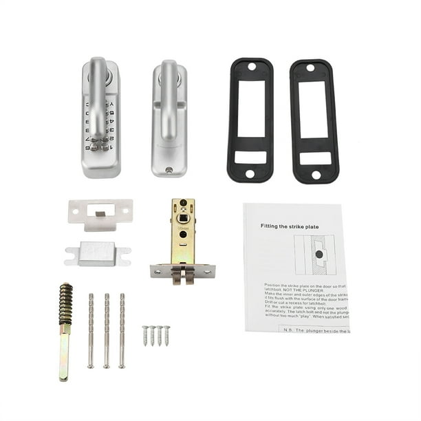 Security Coded Lock,1 - 11 Digit Door Coded Lock Code Lock Class ...