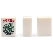 Set of 4 Acrylic Chinese Mahjong Pushers in Glittering Gold and Silver ...