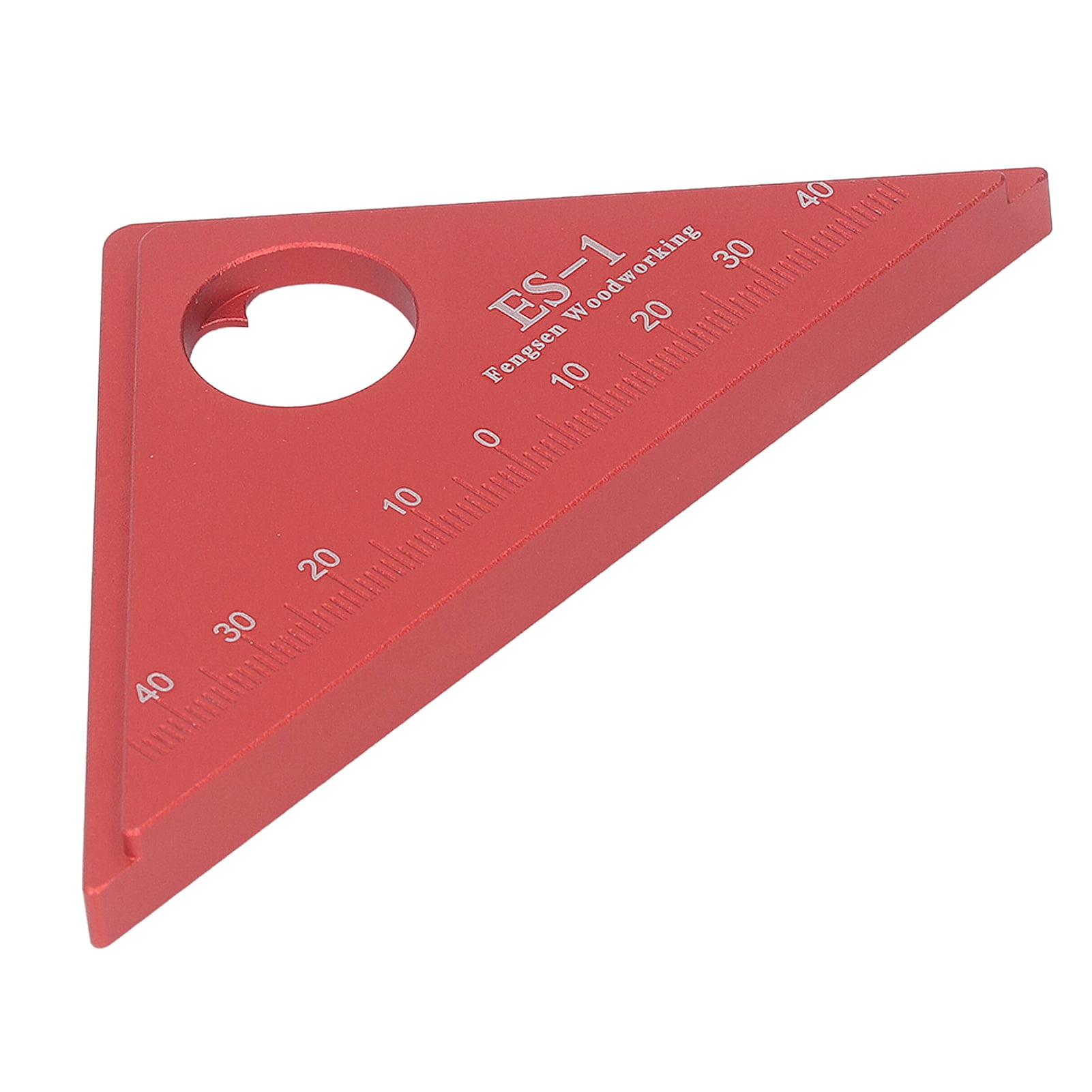 Regla triangular para carpintería, regla de ángulo de 45 grados, regla ...