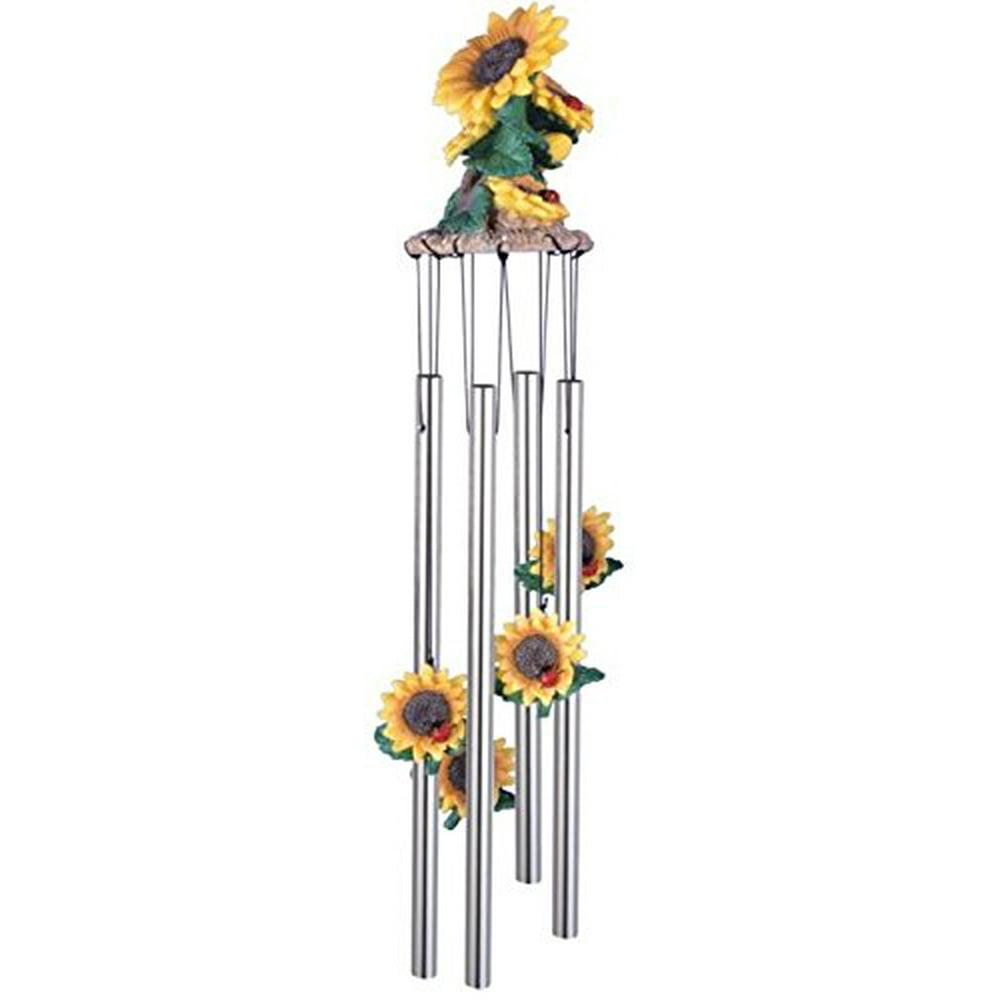 StealStreet SS-G-41805 Wind Chime Round Top Sunflowers Hanging Porch ...