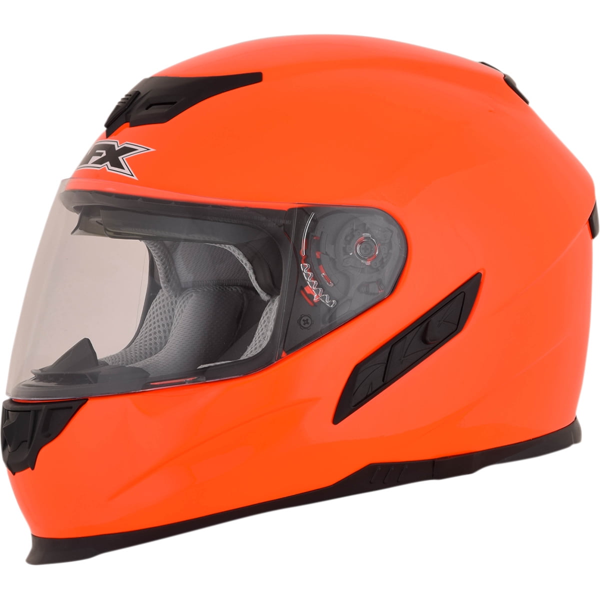AFX FX-105 Full Face Helmet (Solid Orange Gloss, Large) - Walmart.com