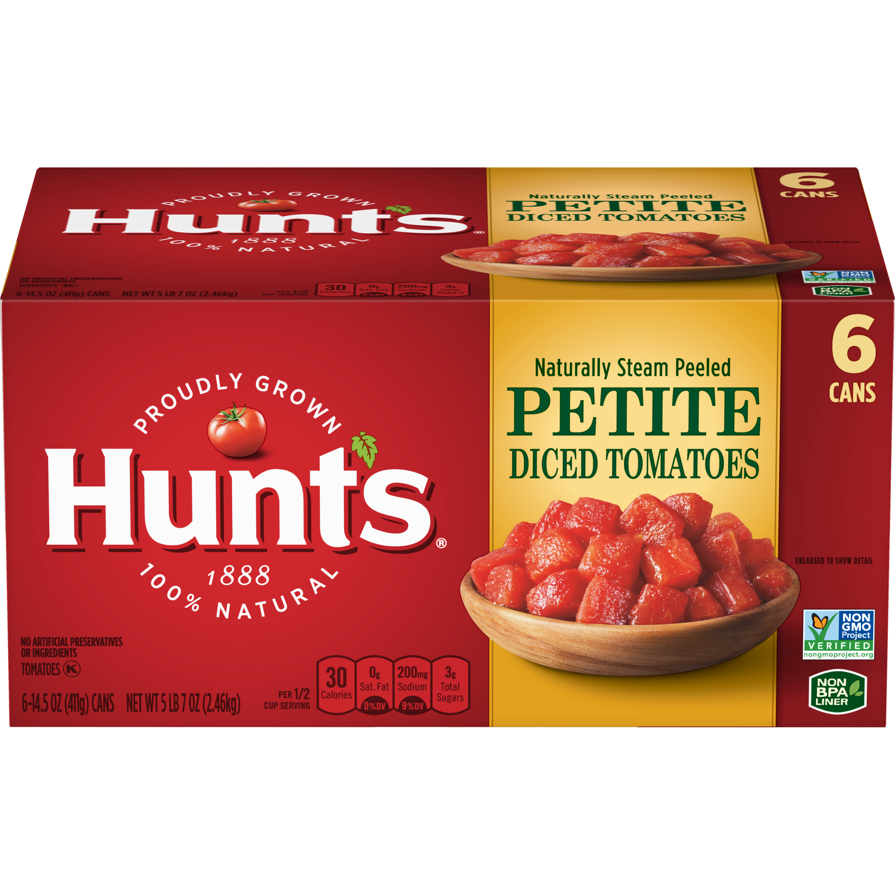 Hunt s Petite Diced Tomatoes 14 5 Oz Walmart