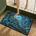 C Bath Mat Door Mat Absorbent Non-Slip Foot Mat For Bathroom Entrance ...