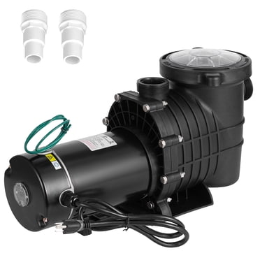 VEVOR 2HP Swimming Pool Pump, 115V, 1500W, Above Ground, Strainer ...