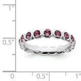 Swarovski Sterling Silver October Ring - Walmart.com