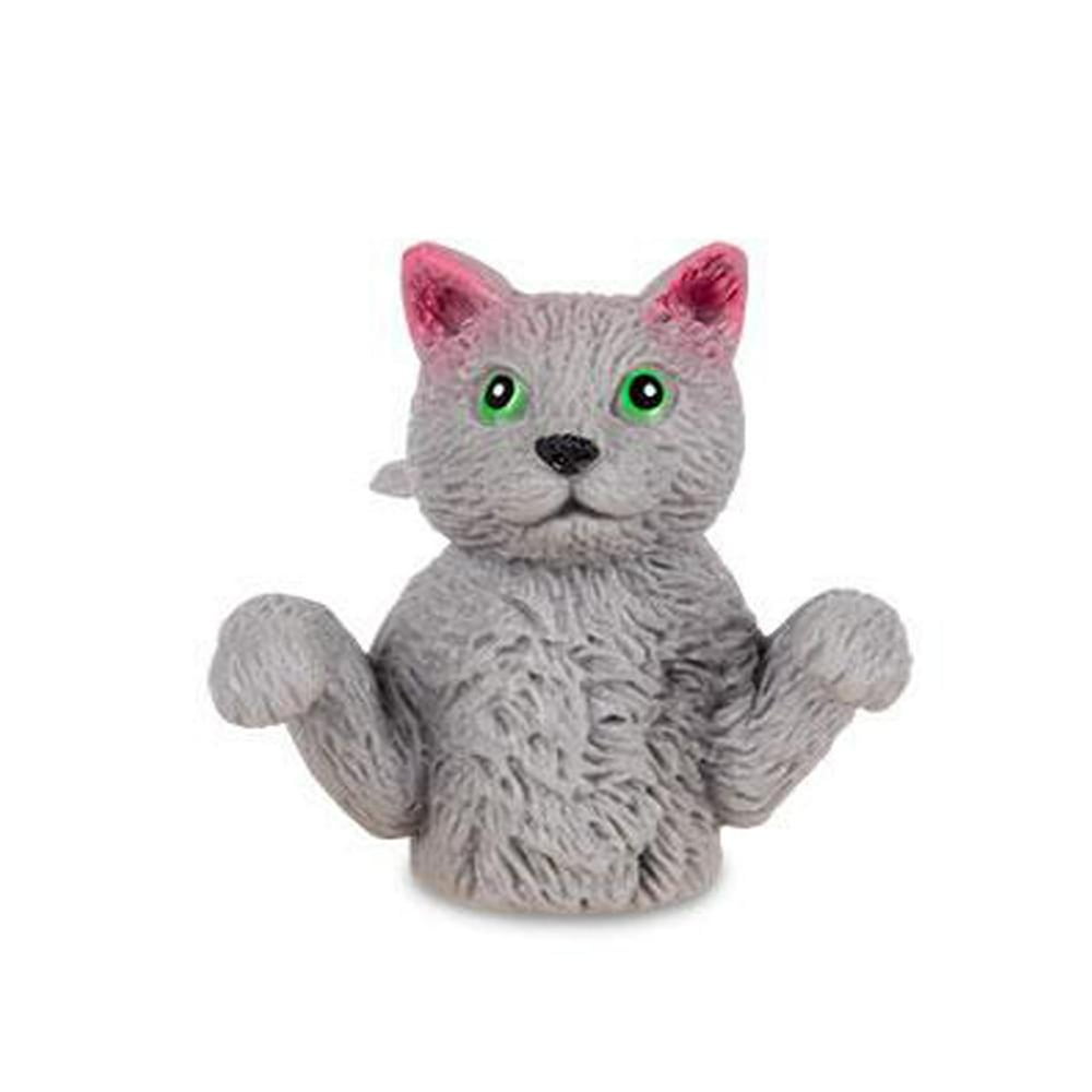 Finger Cats Finger Puppet, One Grey Cat - Walmart.com - Walmart.com