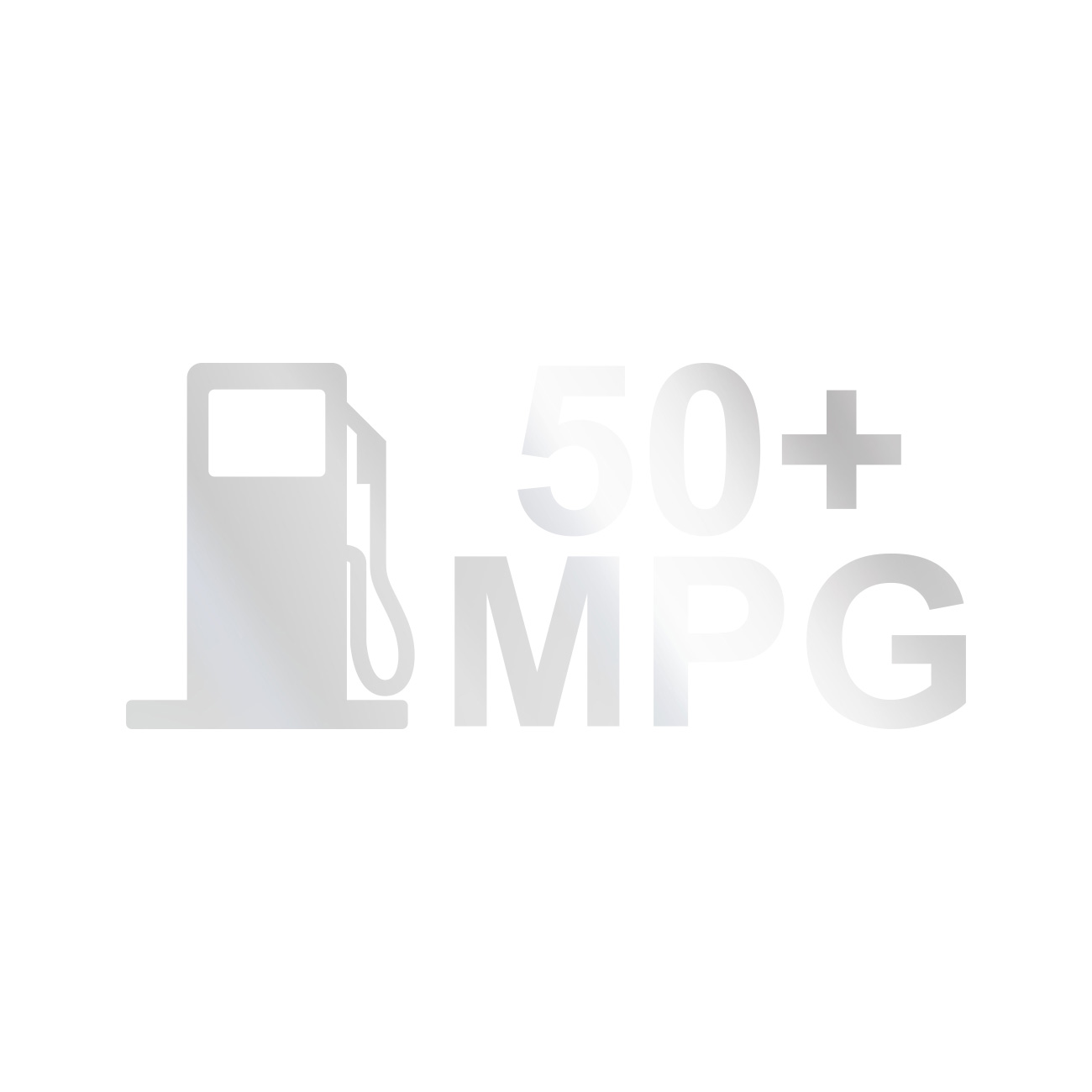 50 MPG Sticker Decal Die Cut - Self Adhesive Vinyl - Weatherproof ...