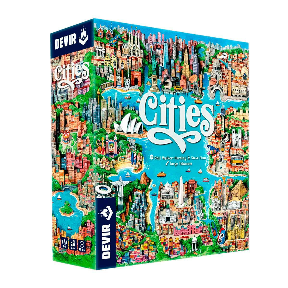Juego de mesa Devir Cities Strategy para 2 a 4 jugadores mayores de 10 ...