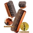 3 Pieces Horsehair Shoe Polishing Dauber Kit Shine Brush Shoe Care ...