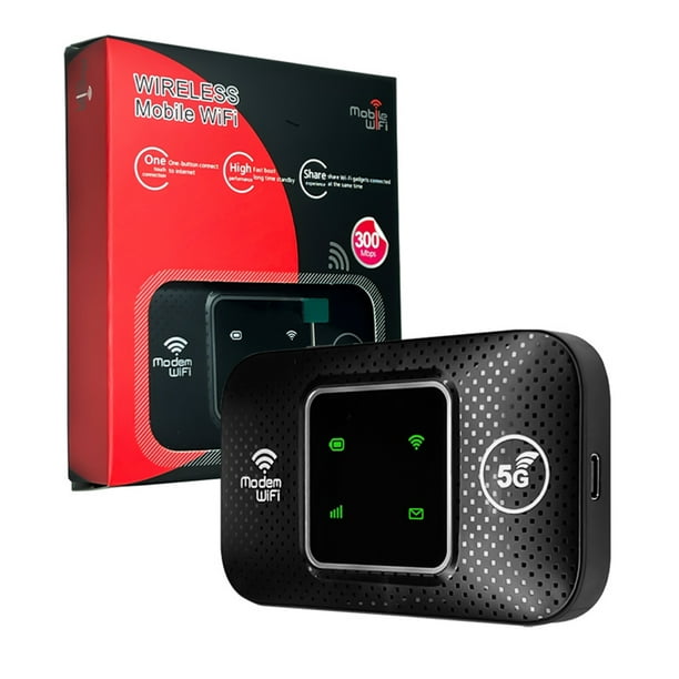 4G LTE Wireless WiFi Router 150Mbps Hotspot with SIM Card Slot (Black ...